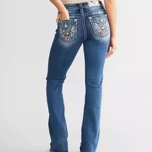 Miss Me | Jeans | 19 Miss Me 27 American Flag Boot Cut Jeans Logo ...
